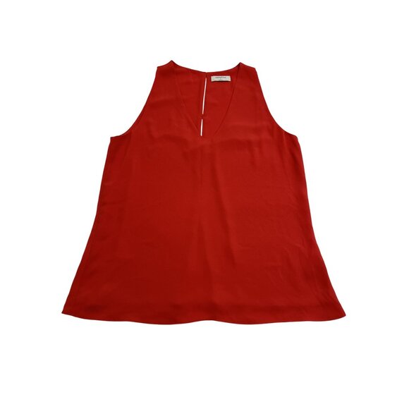 Aritzia | Tops | Aritzia Babaton Vneck Tank Top In Red | Poshmark